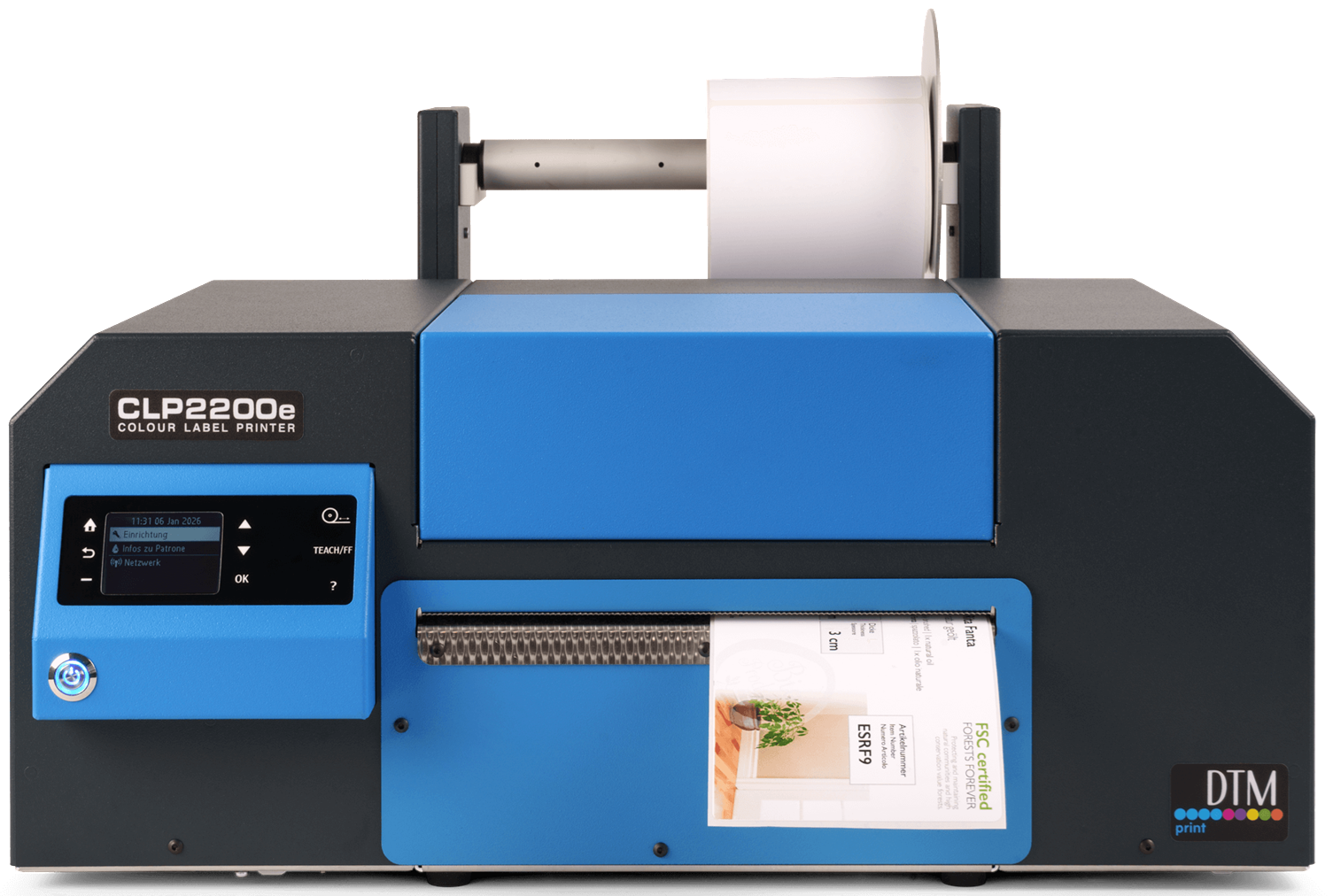 DTM CLP2200e - Imprimanta industriala de etichete color in rola ...
